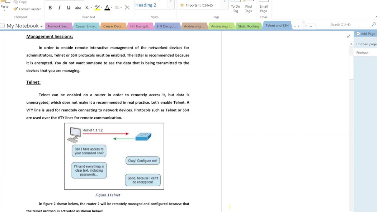 Computer Network Simulation Lecture / Telnet and SSH - YouTube