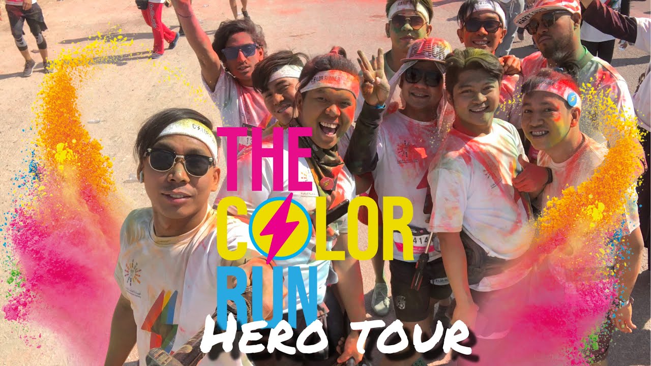 Awesome! The Color Run 5k | Riyadh Season 2019 - YouTube