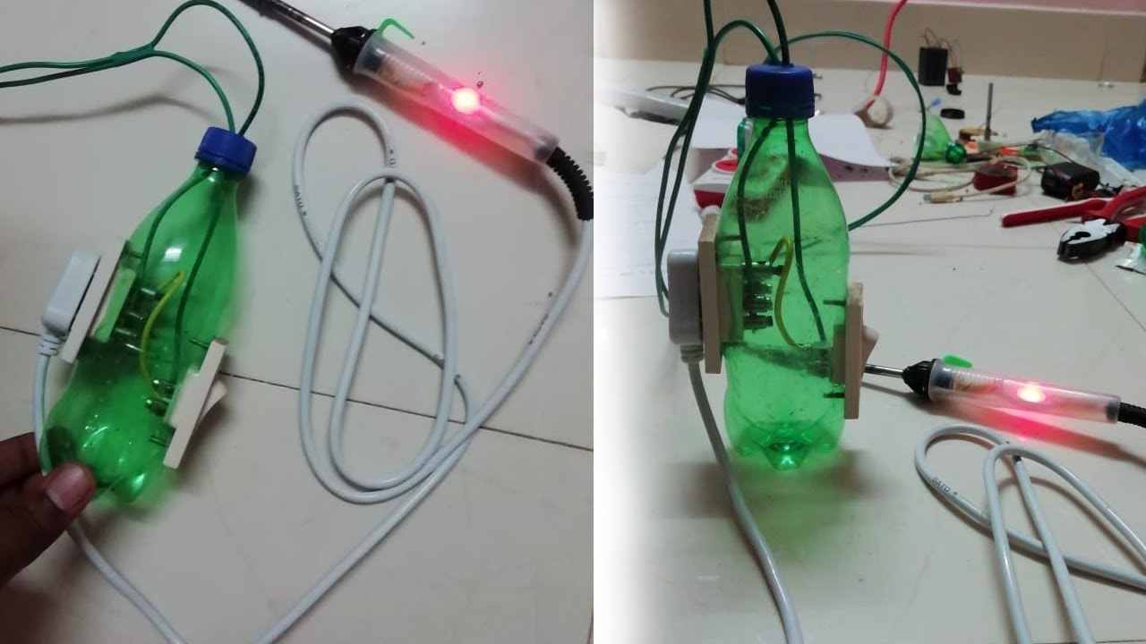 Extension Box Making With Bottle | How to make an extention box ...