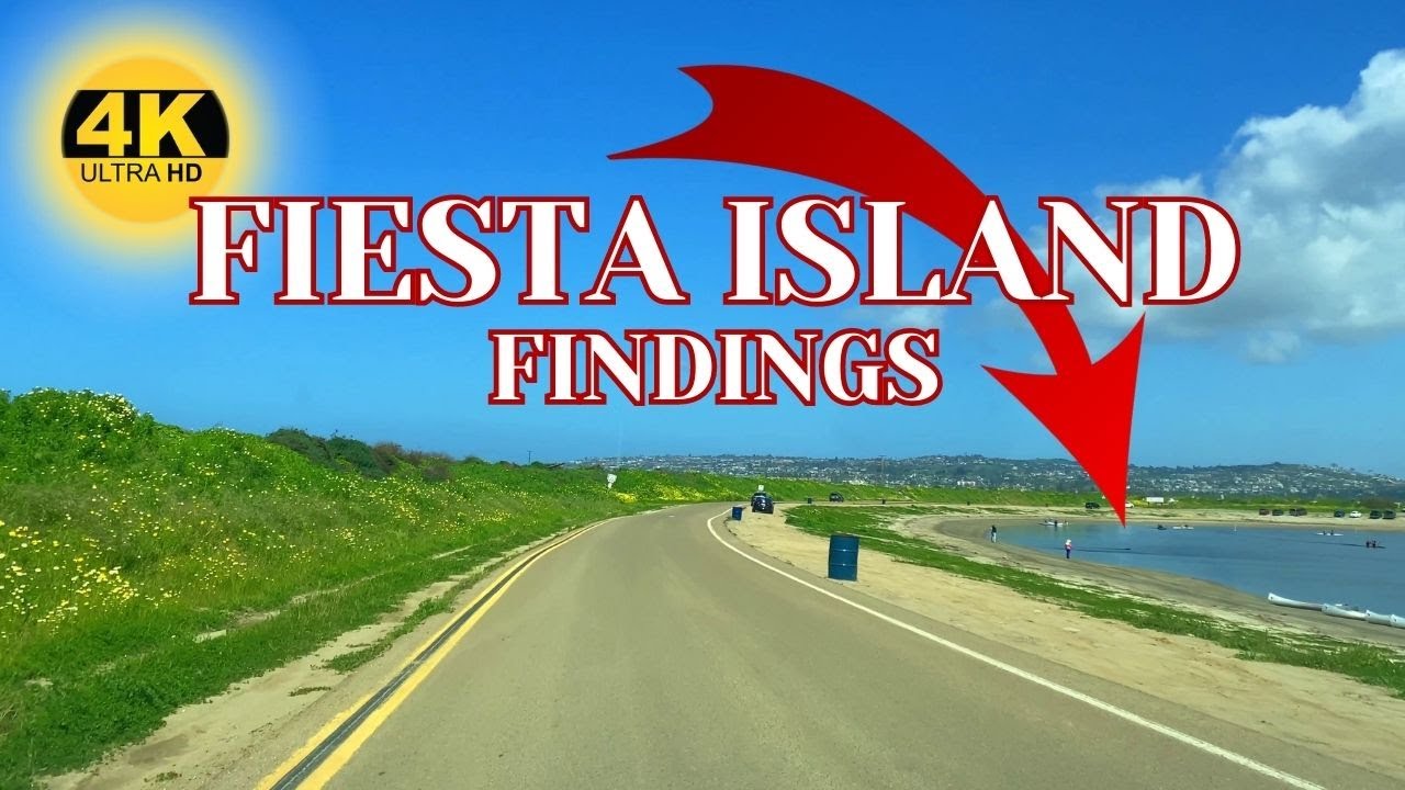 Fiesta Island FINDINGS. 4K DRIVE CAR Video. Driving Travel Channel How ...