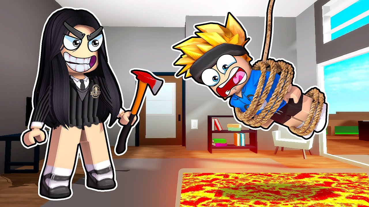 Wednesday Addams KIDNAPPED Me in Roblox BROOKHAVEN RP!! - YouTube