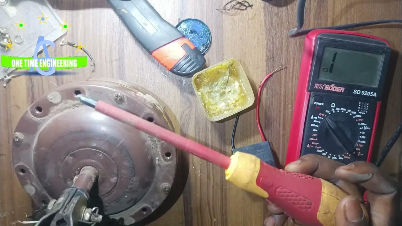How to repair ceiling fan at home - YouTube