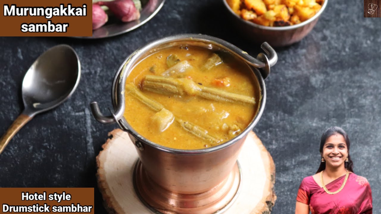 Murungakkai sambar | Drumstick sambhar | Murungakkai sambar ...