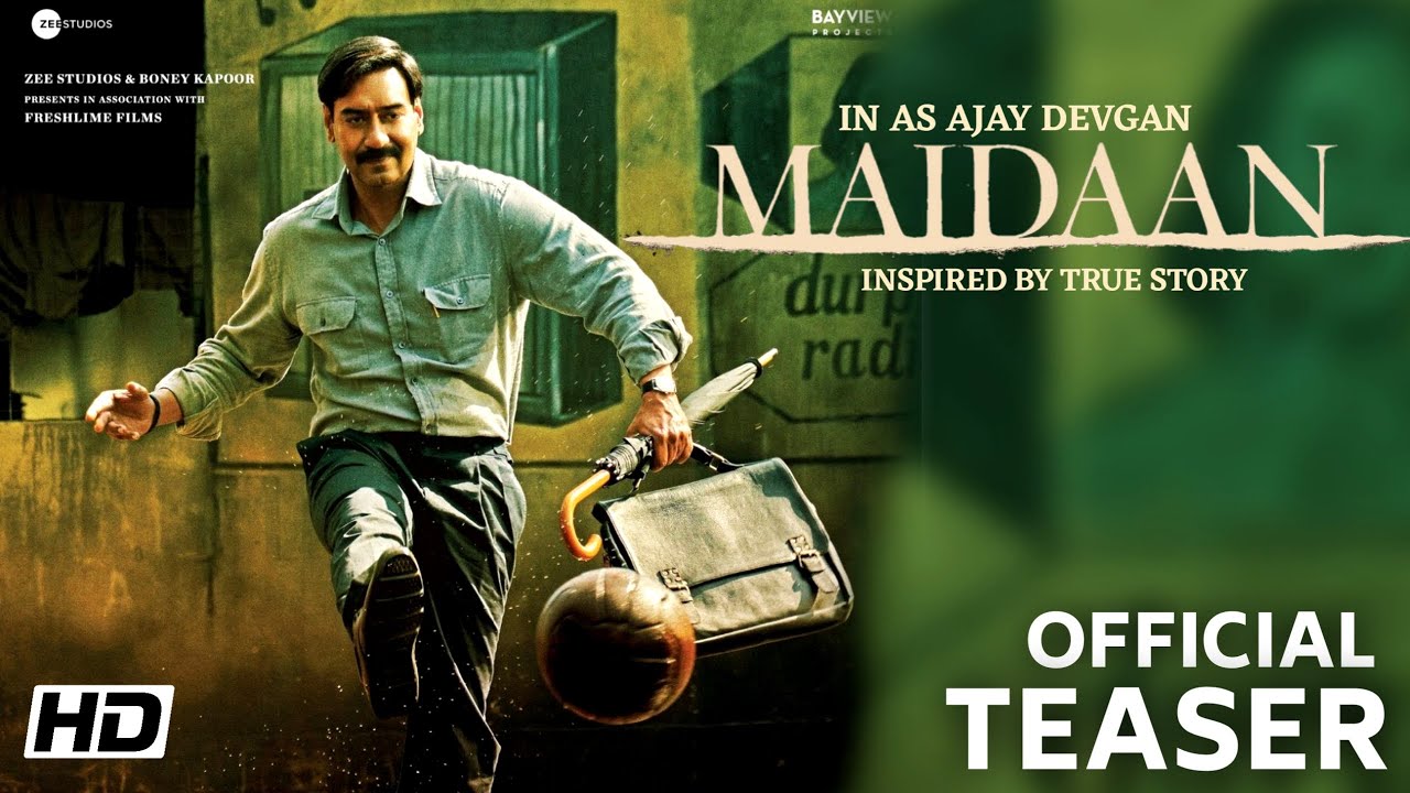 Maidaan Teaser First Look | Ajay Devgan, Priyamani | Maidaan Movie ...