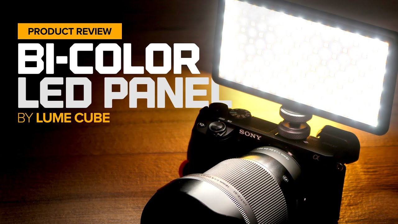 Bi-Color LED Light Panel by Lume Cube - YouTube