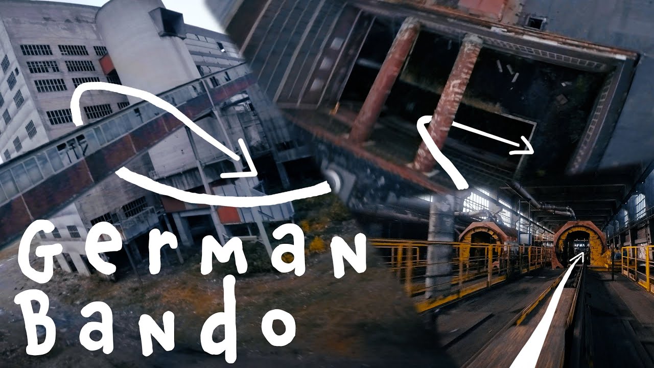 Zeche W. BIGGEST Bando in GERMANY - Lost Place/Bando FPV FREESTYLE 4K ...