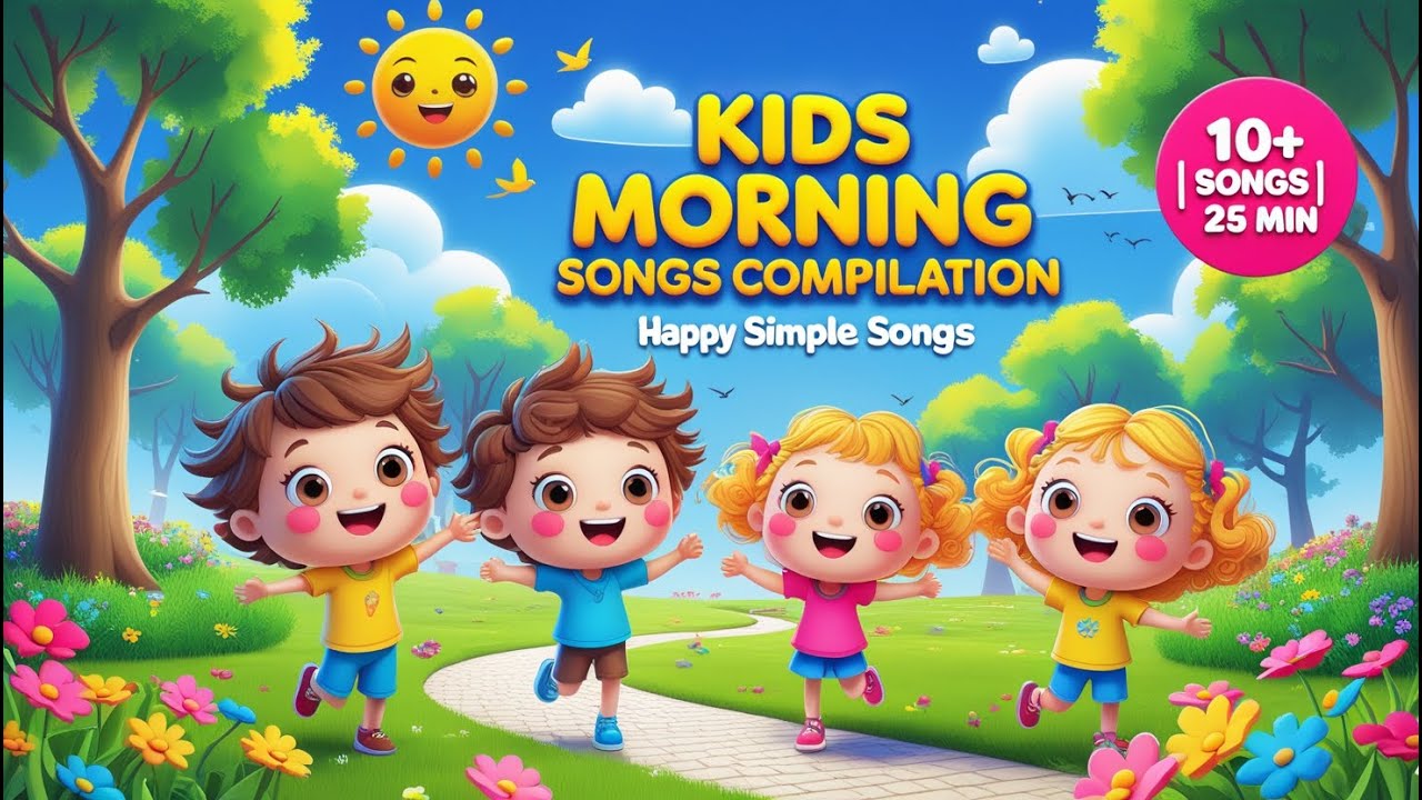 10+ Best Kids Morning Songs | Nursery Rhymes & Learning Songs (25 Min ...