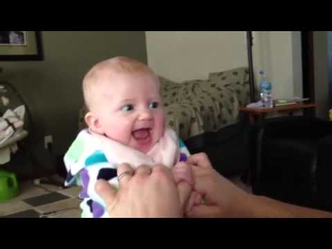 Baby playing horsey - YouTube