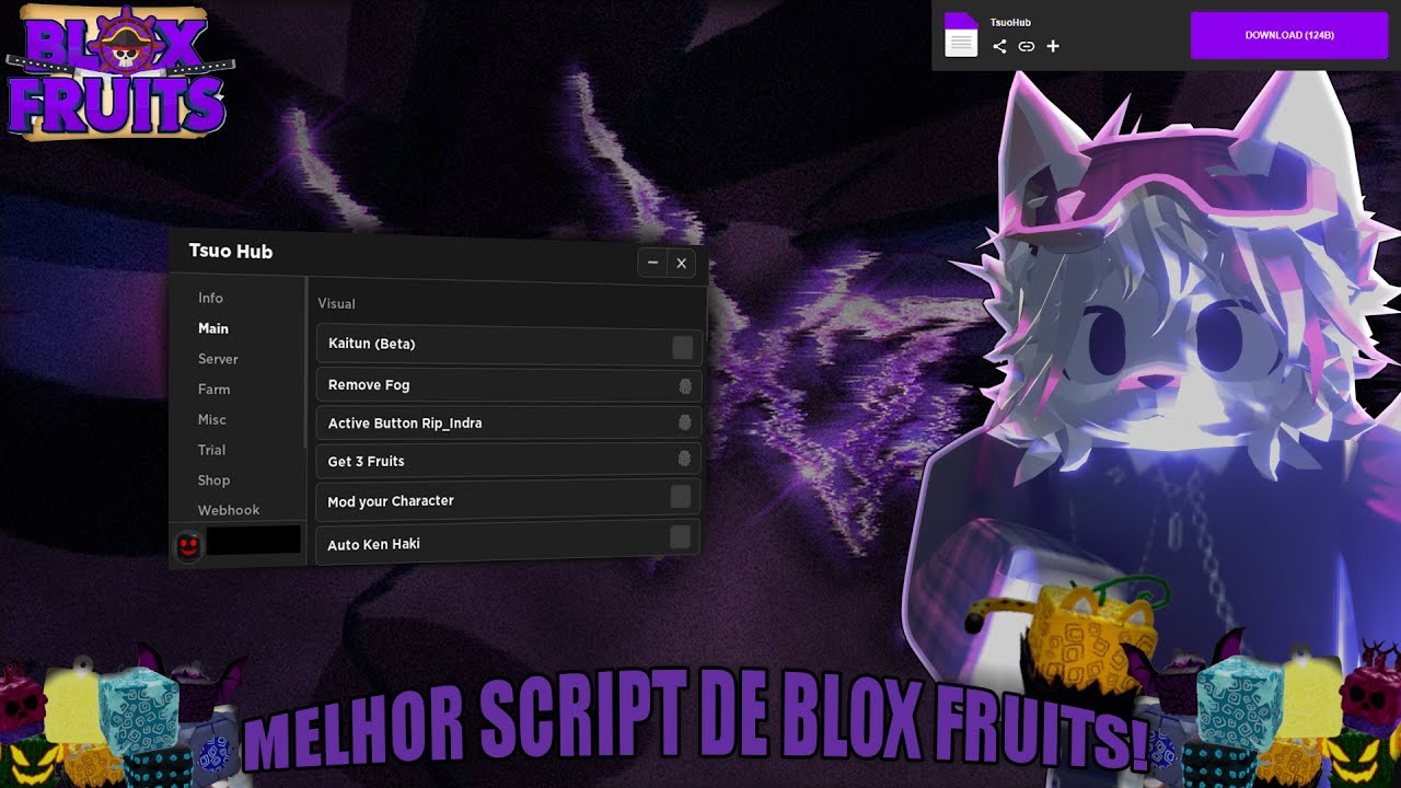 O NOVO MELHOR SCRIPT BR DE BLOX FRUITS! 🍎🍏 - YouTube