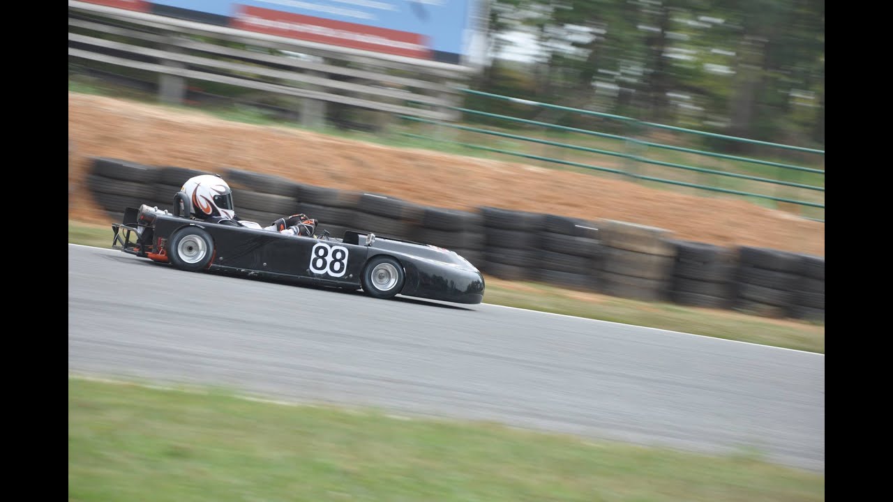 Summit Point in a Laydown Kart - YouTube