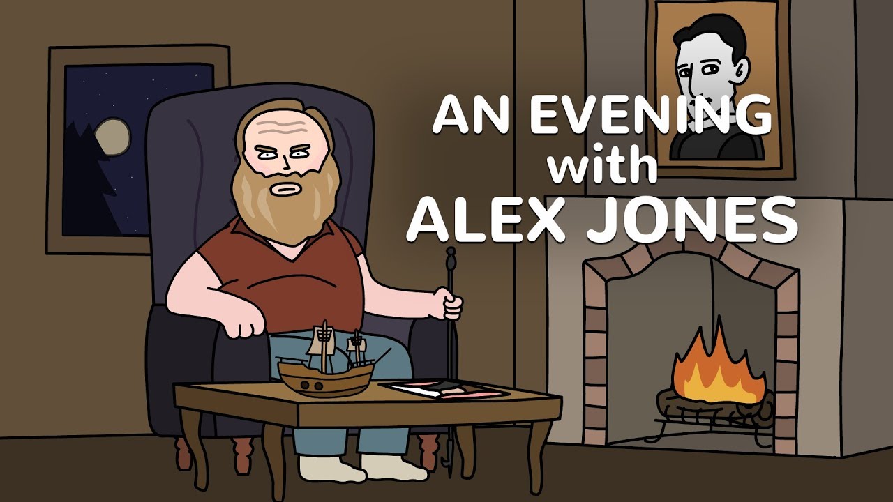 An Evening With Alex Jones - Cartoon - YouTube