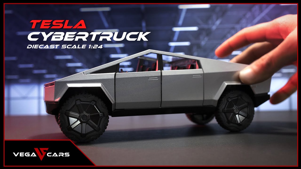 Cybertruck Diecast Car - Tesla Cybertruck Model Car Scale 1/24 ...
