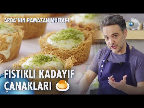 Fıstıklı Kadayıf Çanakları Tarifi 😍 Arda'nın Ramazan Mutfağı 109. Bölüm