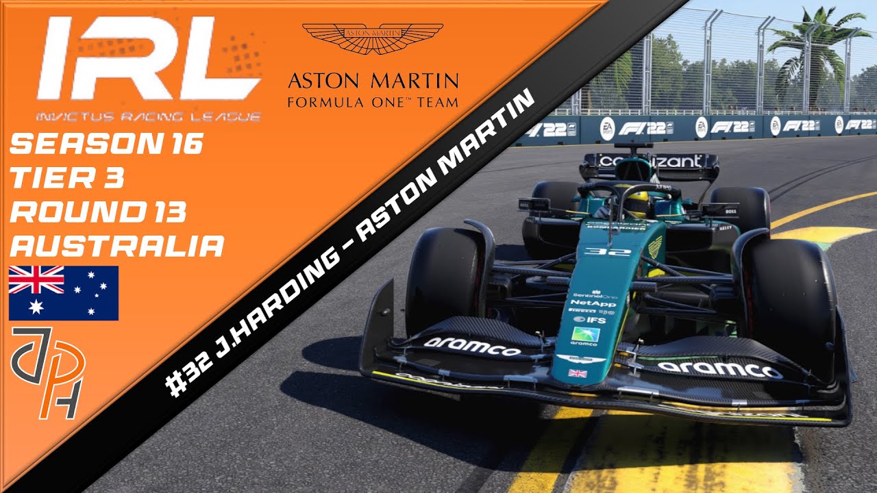 IRL Tier 3 Rd 13 Australia | Aston Martin - YouTube