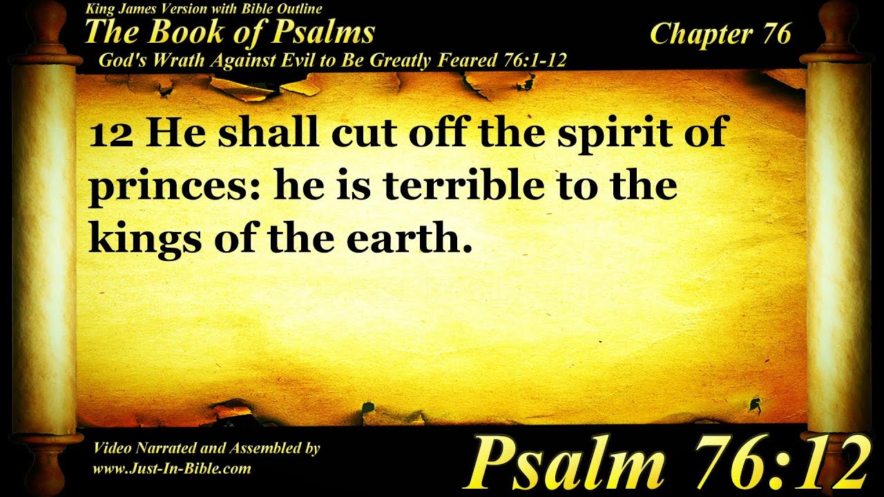 Psalm 76 | Bible Book 19 | The Book of Psalms - Holy Bible Audio Text ...