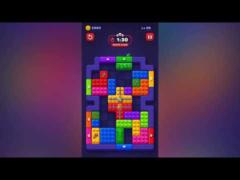 Block Out! - Color Sort Puzzle Level 99 Gameplay 