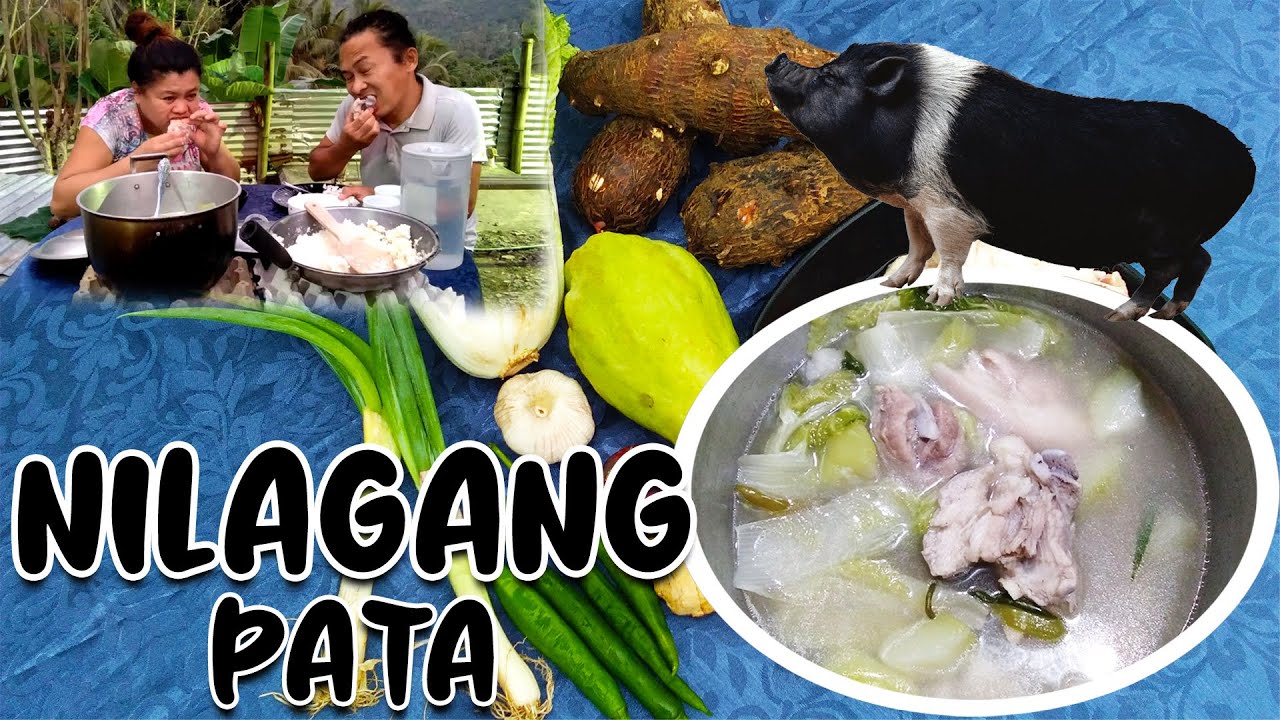 Special Filipino Dish: Nilagang Pata (Boiled Pork Hock Soup) - YouTube