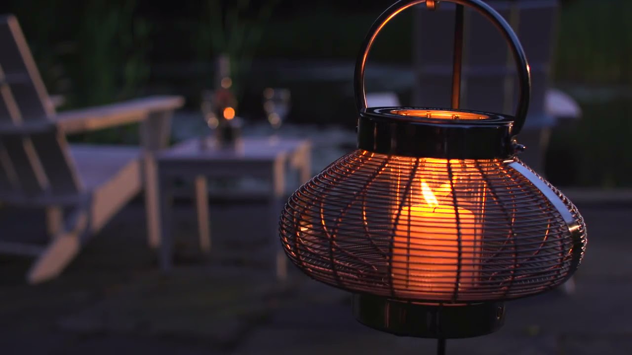 Anywhere Fireplace 10" Silver Venus Fireplace/Lantern – 2 in 1 Design ...