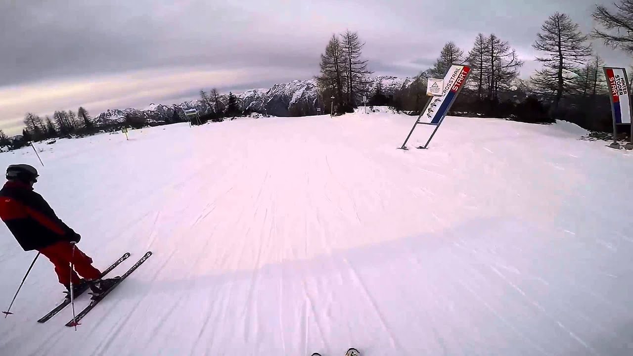Skiing in Hinterstoder 2016 [GoProHero4Silver] - YouTube