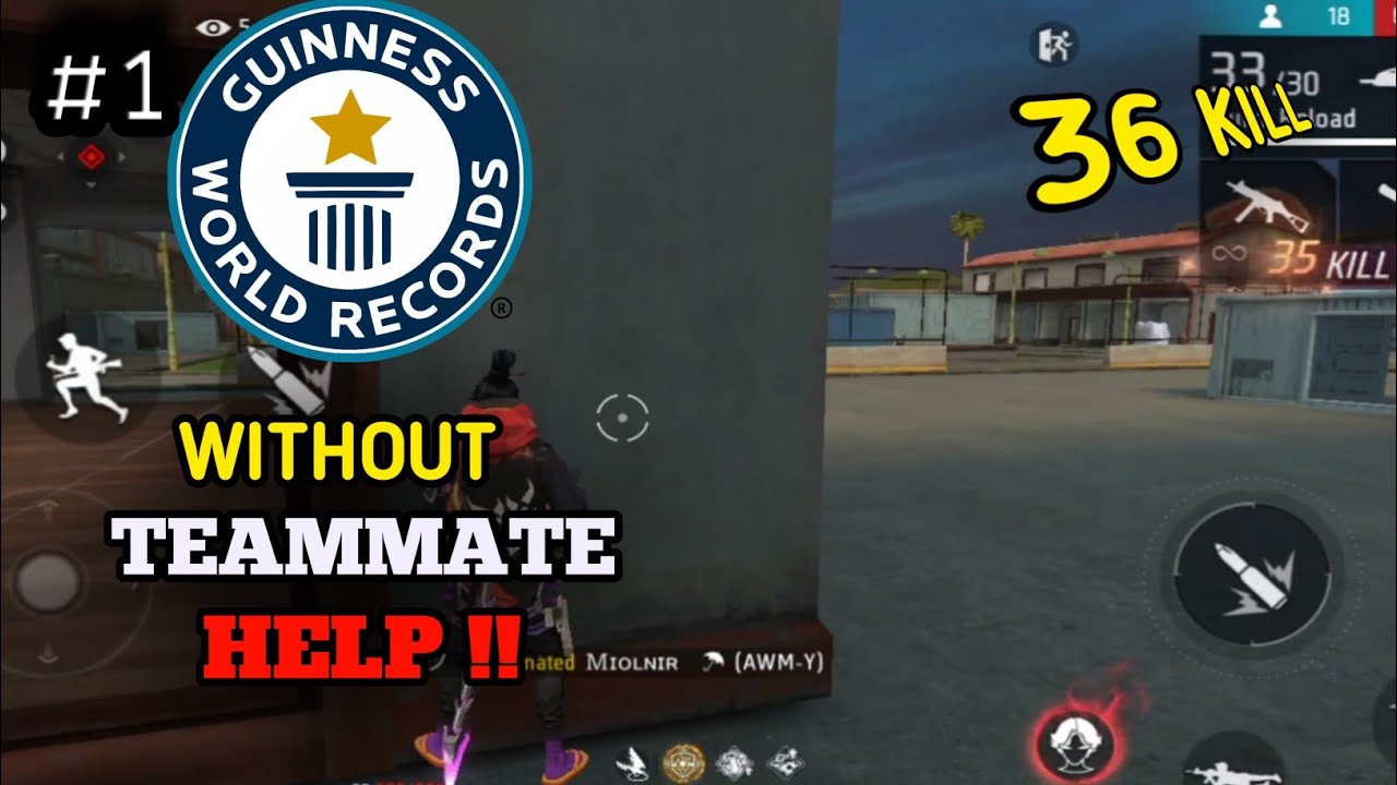 FF NEW WORLD🌍RECORD📁 CREATE 🥰 TRENING GROUND HIGHEST KILL STRIKE TOD DI ...