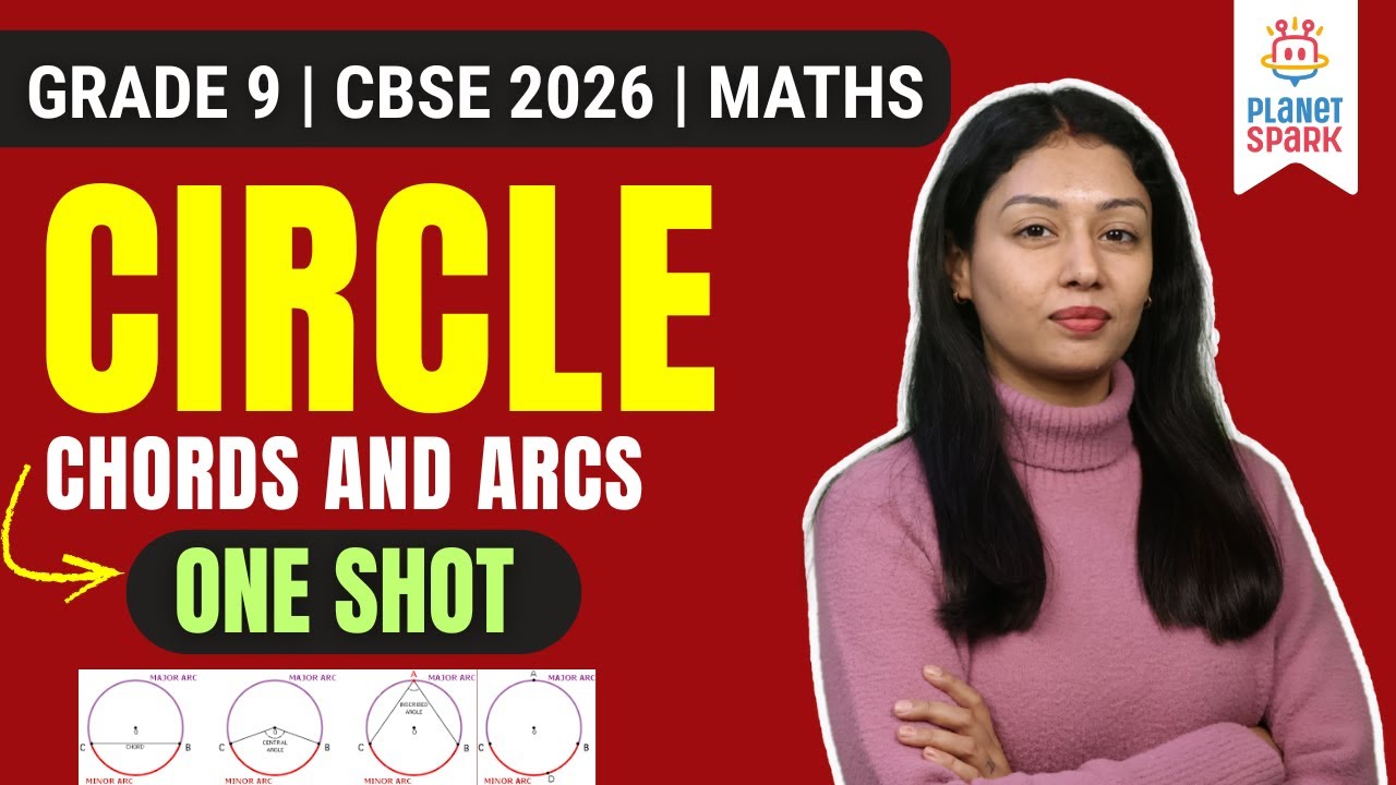 Chords and Arcs Made Easy | Circle Theorems Explained for Class 9 ...