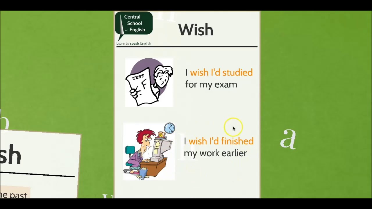How to Use the Verb 'Wish' in English - YouTube