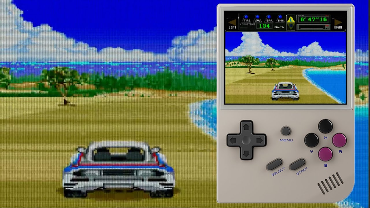 Anbernic RG35XX NINTENDO SNES Jaleco Rally - Big Run: The Supreme 4WD ...