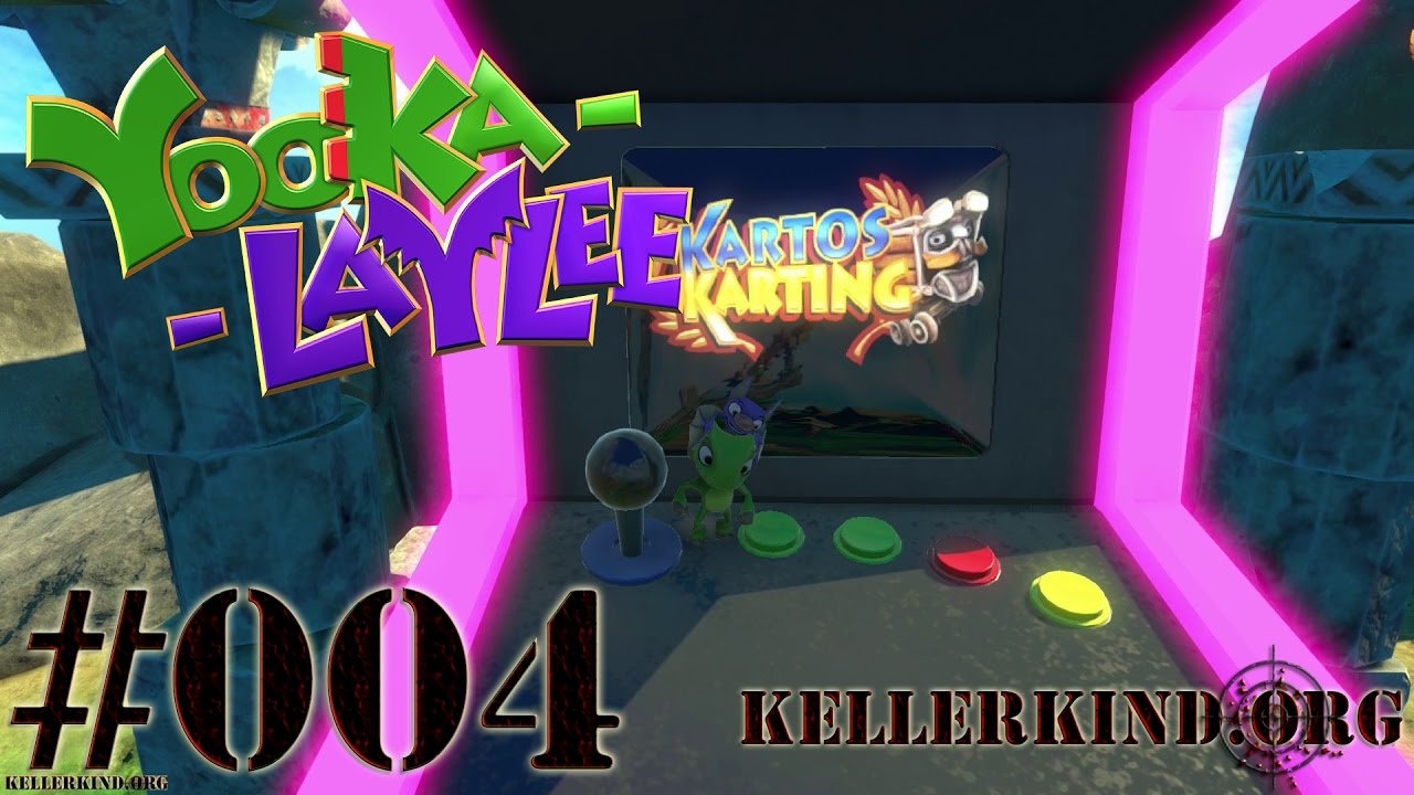 YOOKA-LAYLEE #4 – Rextro’s Kartos Karting ★ Speedy plays Yooka-Laylee ...