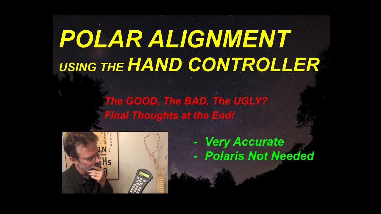 Polar Alignment Using The Hand Controller Method - Polaris is not needed for this method! - YouTube
