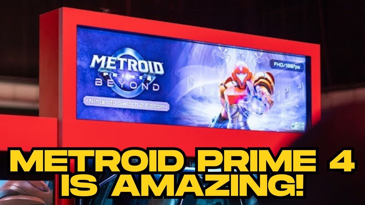 Nintendo Switch 2 Hands-On: We Played Metroid Prime 4 Beyond! - YouTube