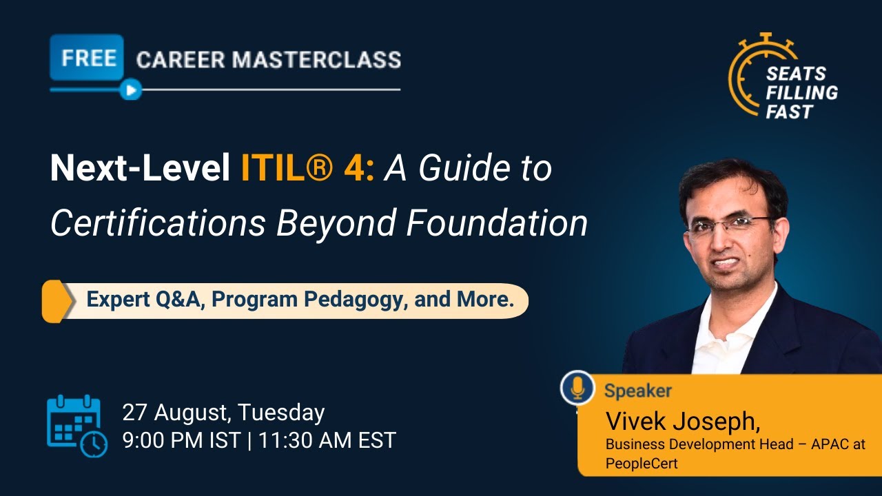 🔥ITIL® 4 Complete Career Guide | ITIL® 4 Certification | ITIL Master ...