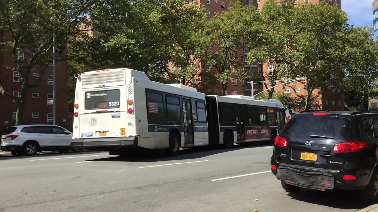 MTA NYCT: 2011 Nova Bus LFS Artic 5820 M102 Bus @ 3rd Ave & E 113 St ...