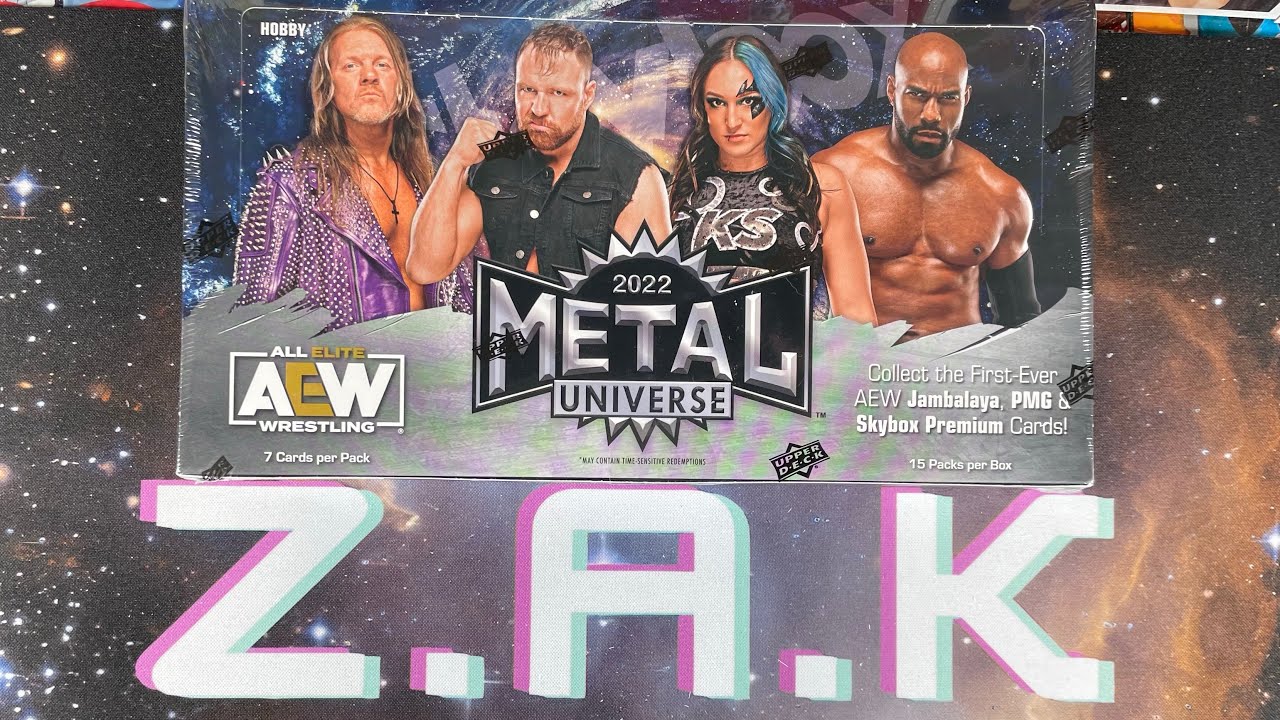 1st AEW Auto Pull! | 2022 AEW Metal Universe Hobby Rip | Incredible ...