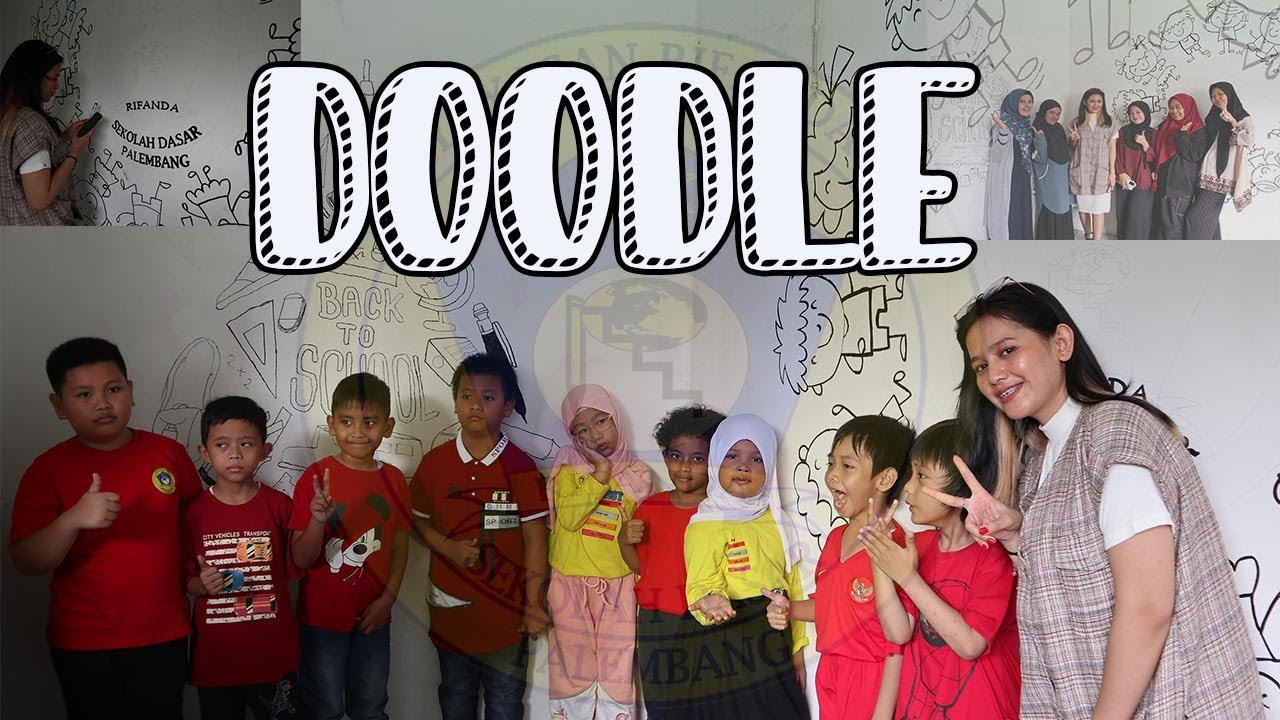 MELUKIS DOODLE ART | ANAK SD - YouTube