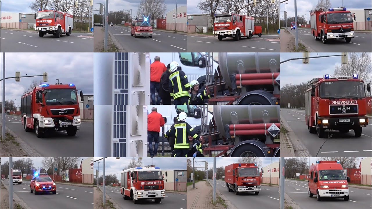 DS977 Sirenenalarm [SCHWEFELSÄURE AUSTRITT AN TANKSTELLE ...