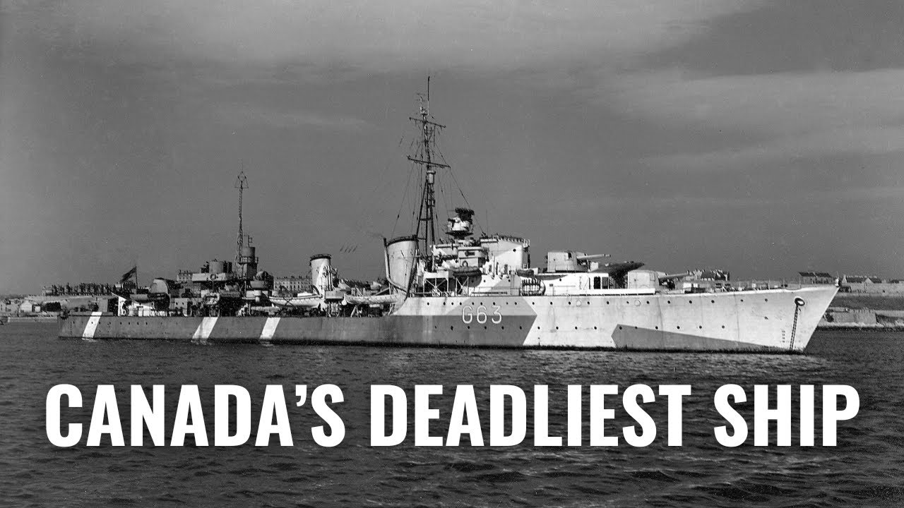 A Canadian Destroyer Sank 14 Enemy Ships — More Than Any Other Canadian ...