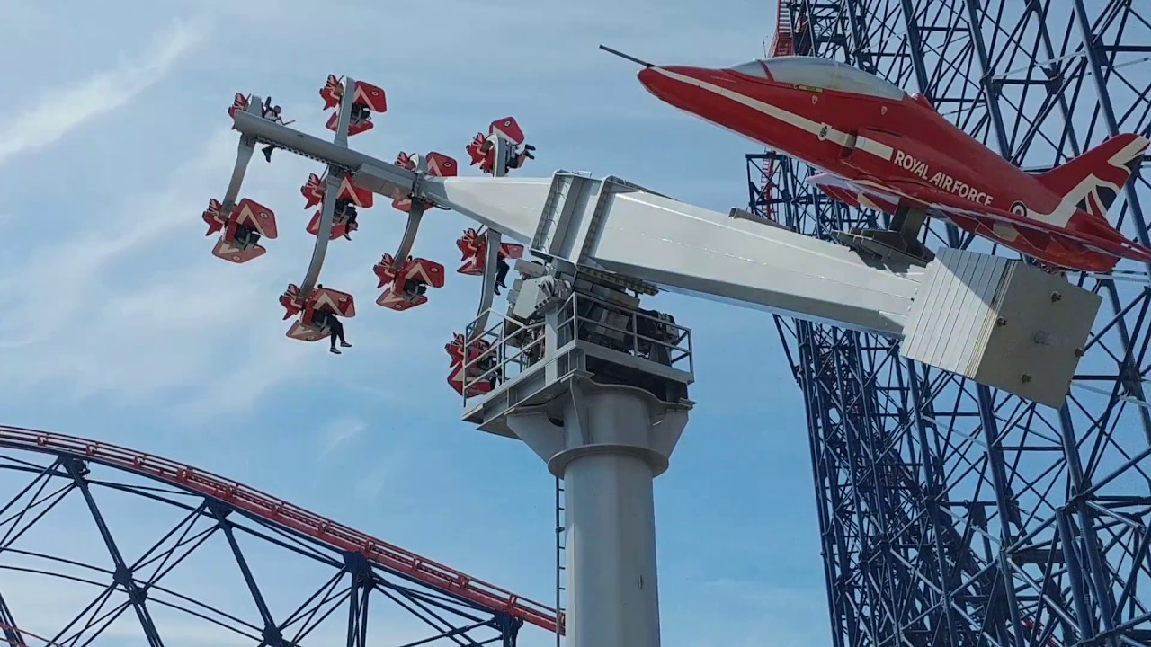 Red Arrows SkyForce - Off Ride POV - Blackpool Pleasure Beach - May ...