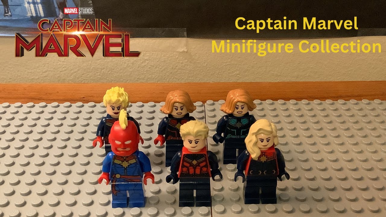 Lego Marvel Captain Marvel Minifigure Collection - YouTube