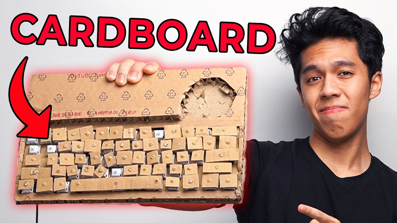 I built the Cheapest Keyboard, Ever. (ft. Glarses, Squashy Boy, Switch ...
