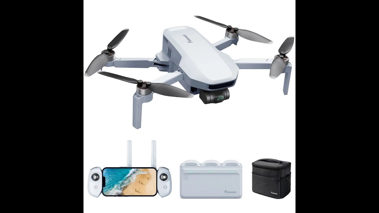 Potensic Mini Drone: Câmera 4K, Gimbal 3 Eixos, GPS e Alcance de 6km ...