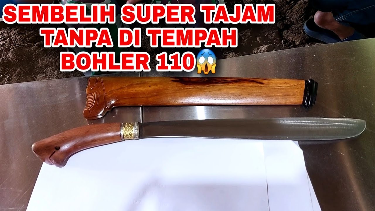 🔴Cara Membuat Golok Sembelih Super Tajam Tanpa Proses Pembakaran Dan ...