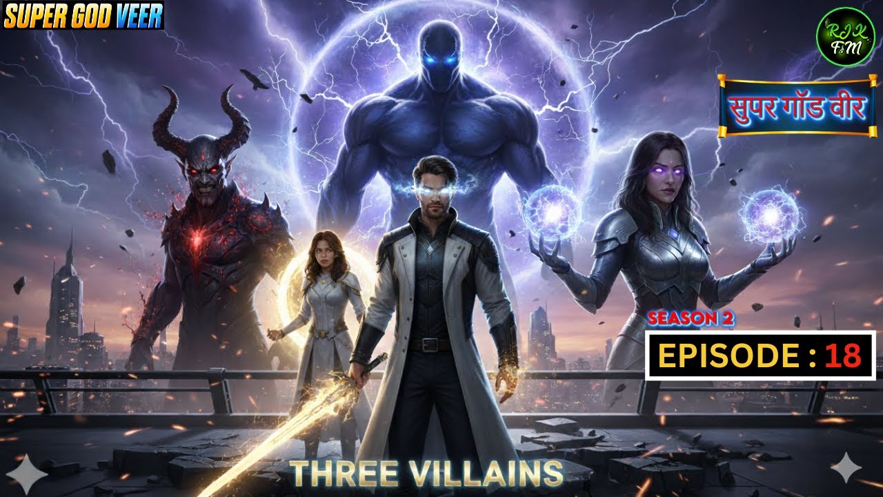 SUPER GOD VEER Season 2 | Episode 18: Three Villains | RJ KAIF | RJK FM ...