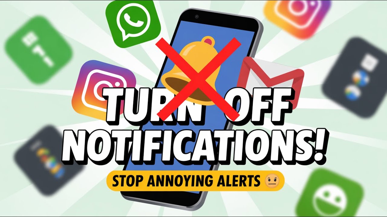 How to Turn Off App Notifications on Android Phone | Stop Annoying ...