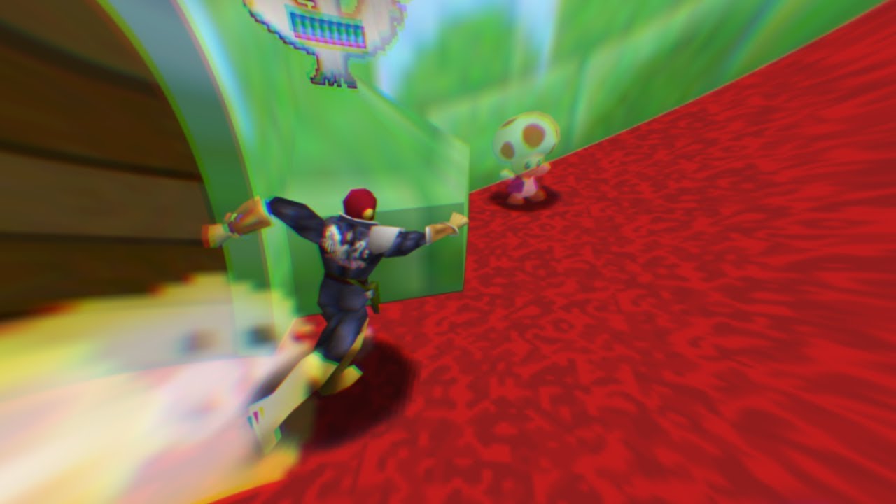 [TAS] Super Captain Falcon 64 - Kill Toad% in 0:10.00 - YouTube