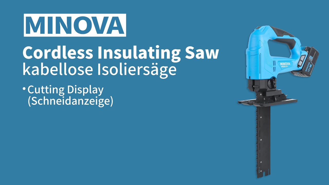 MINOVA KD-03W Cordless Insulating Saw Cutting Display #construction # ...