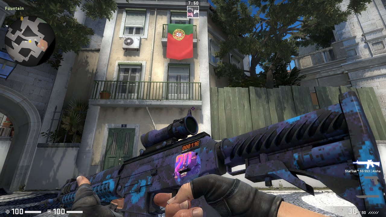 CSGO StatTrak™ SG 553 Aloha Field Tested - YouTube