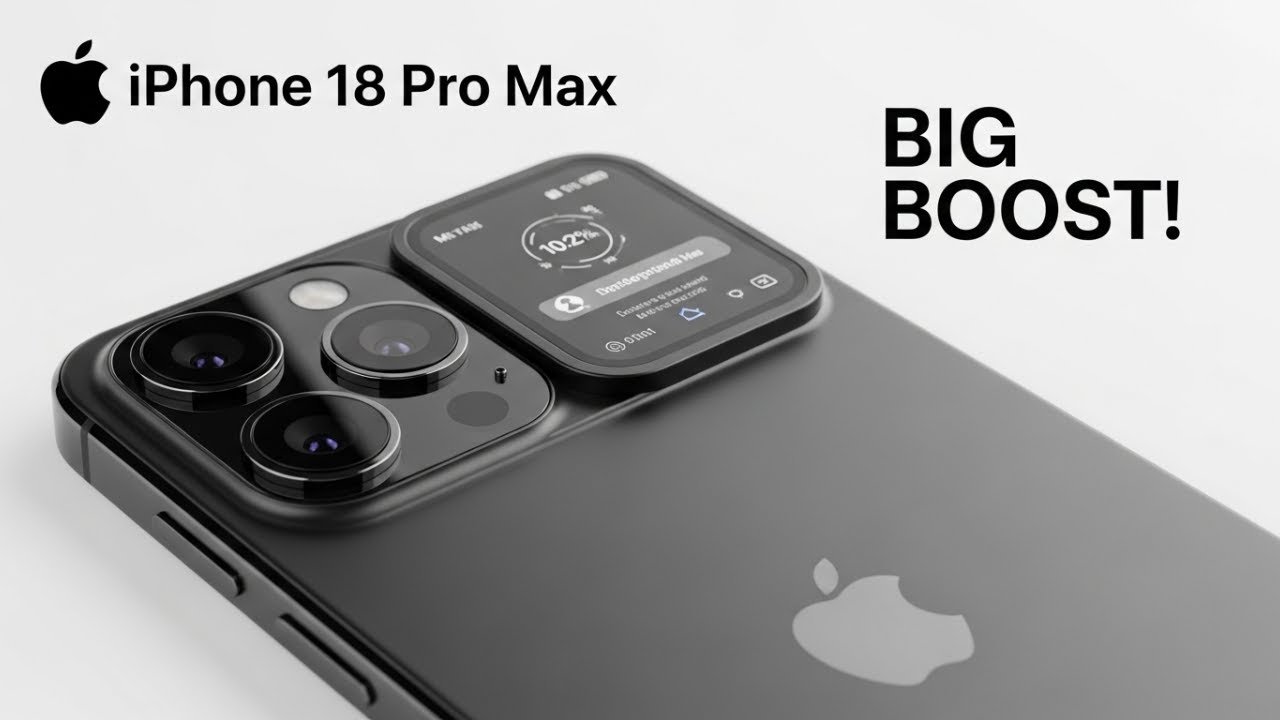 Apple iPhone 18 Pro MAX - Finally, Gets BIG Boost in Key Specs! 🚀 - YouTube