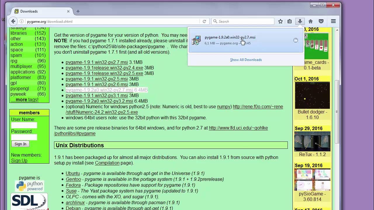 Programiranje video igre. Python, Pygame. Deo 3/20 - YouTube