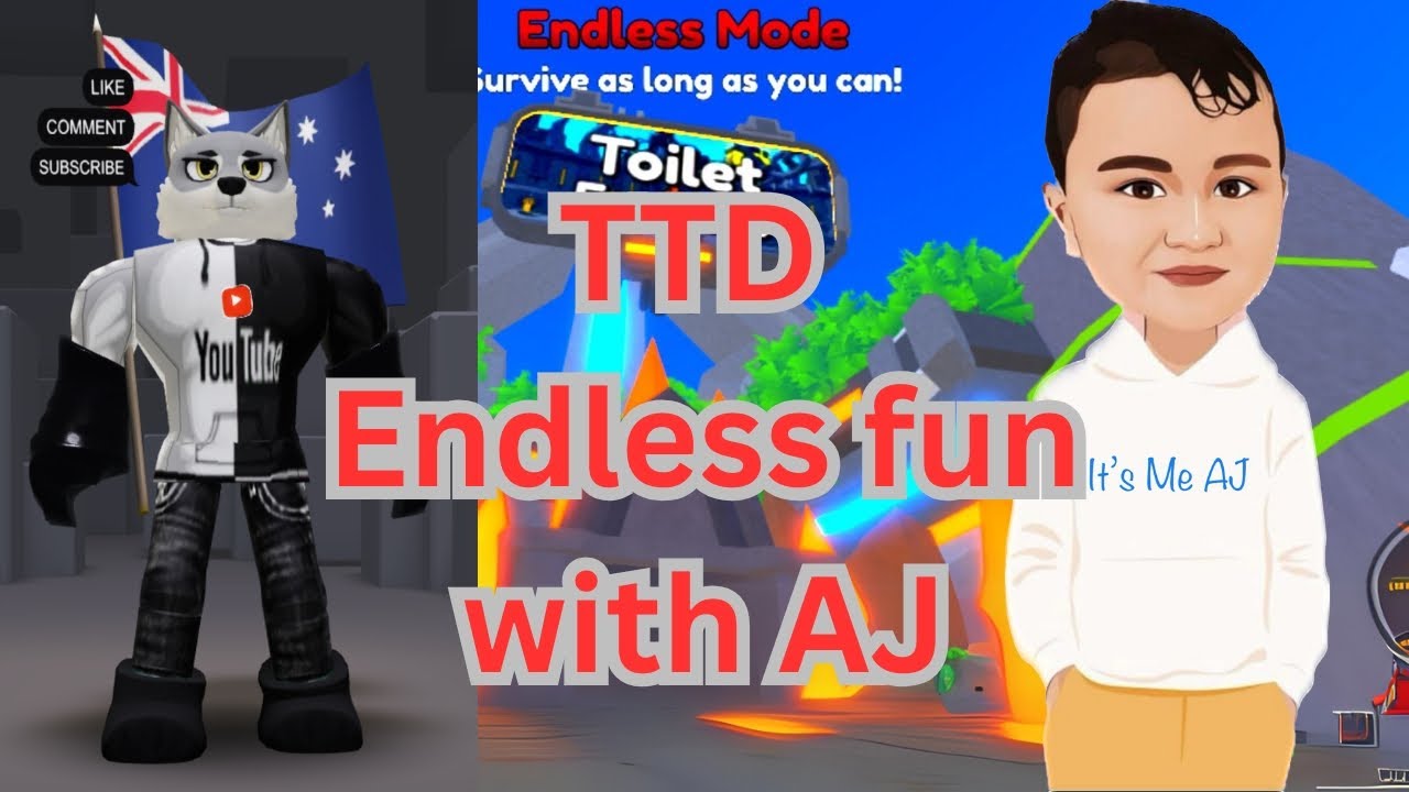 Toilet Tower Defense - TTD - Getting Roasted by AJ in Endless - Funny/Comedy - YouTube