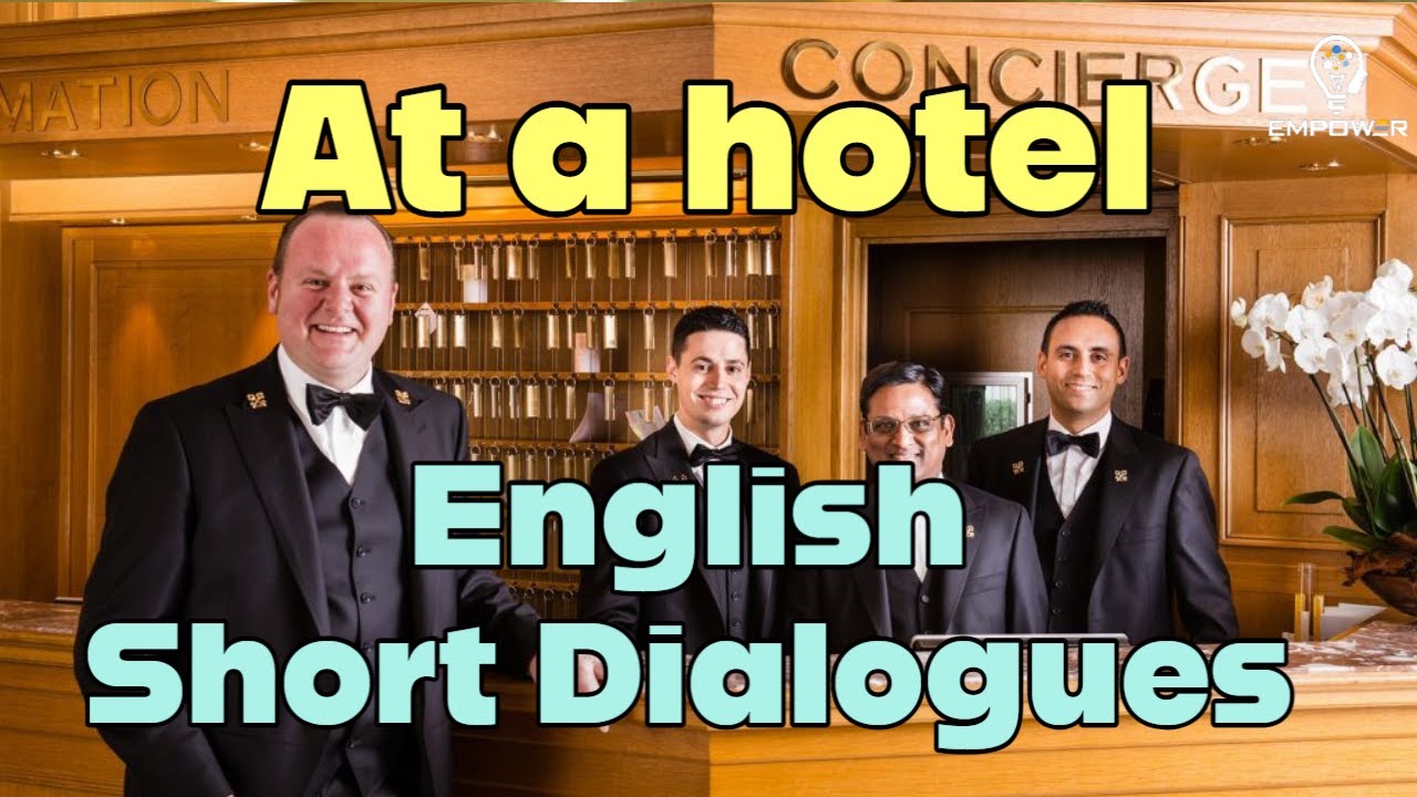 English Short Dialogues - At a Hotel | English Learning | English ...